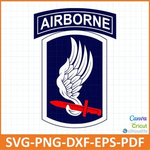 US Army 173rd Airborne Brigade Insignia With Digital Design.perfect for Military Veteran,active ...