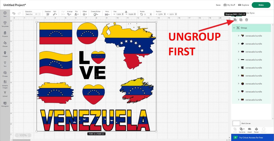 Venezuela Country Flag Svg,png,dxf,eps,pdf Cut File,venezuela Clipart ...