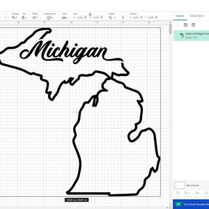Michigan State Svg,png,dxf,eps,pdf File,ready for Canva,cricut ...