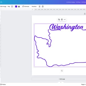 Washington State Svg,png,dxf,eps,pdf File,ready for Canva,cricut ...