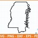 Mississippi State Svg,png,dxf,eps,pdf File,ready for Canva,cricut ...