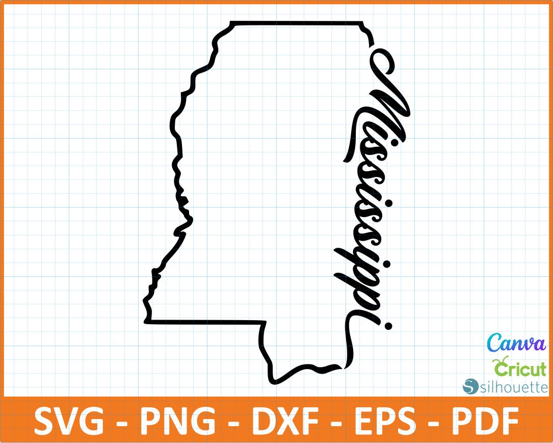 Mississippi State Svg,png,dxf,eps,pdf File,ready for Canva,cricut ...