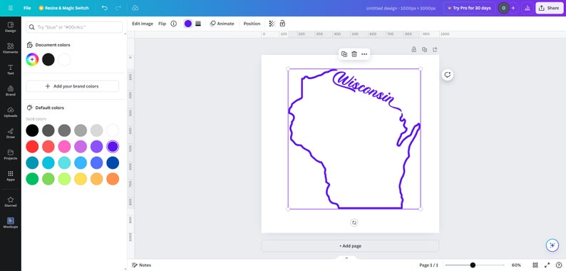Wisconsin State Svg,png,dxf,eps,pdf File,ready for Canva,cricut ...