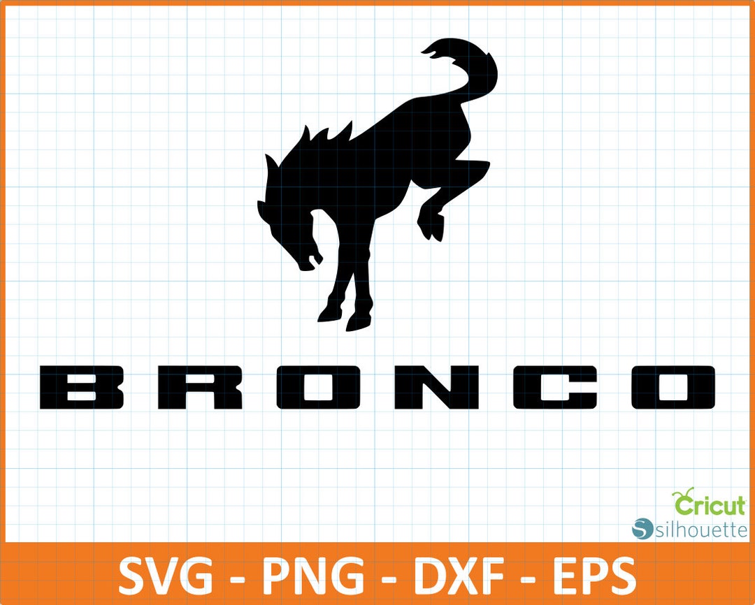 Ford Bronco Car Sign Logo Icon Svg,png,dxf,eps File,instant Download ...