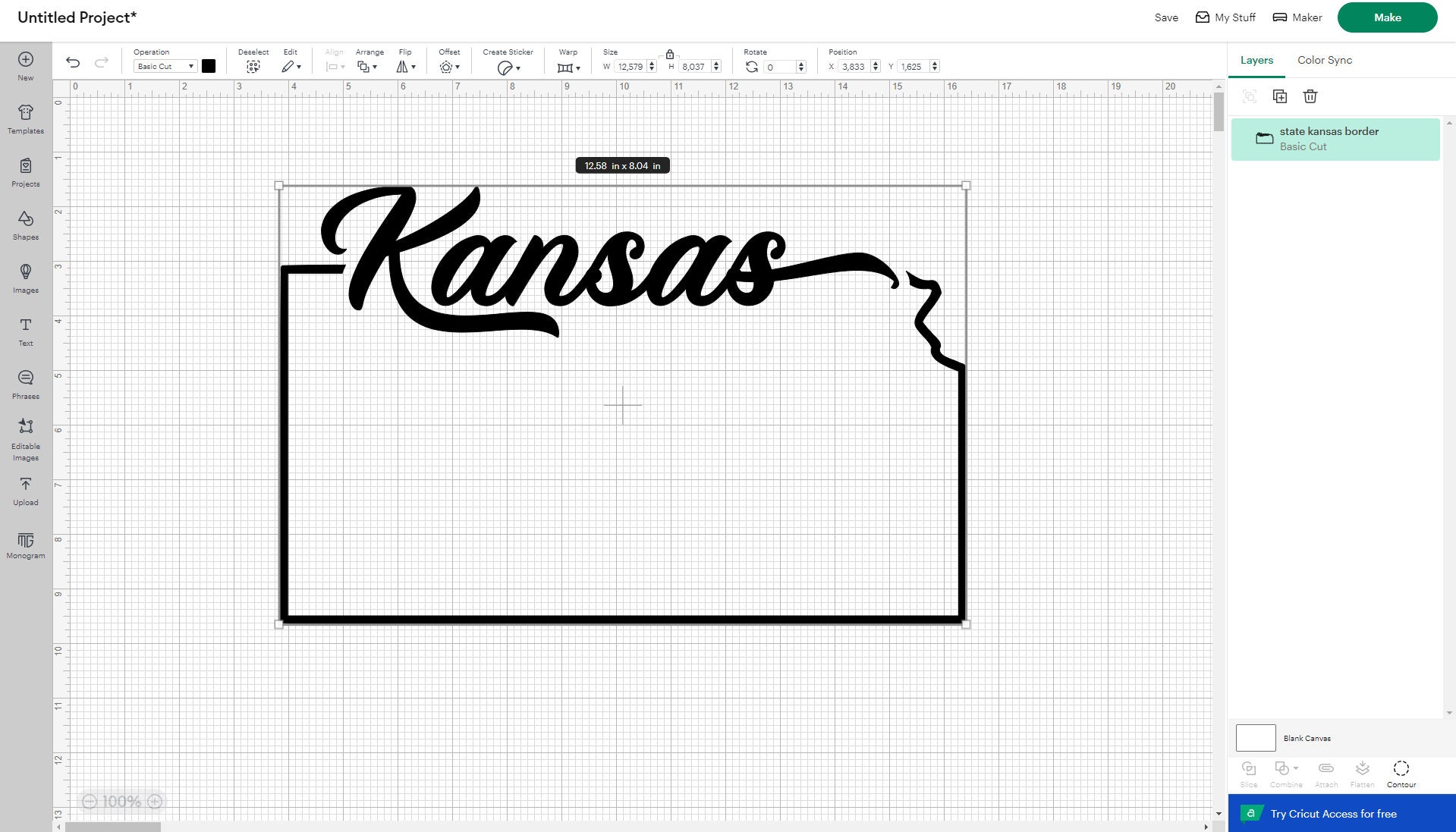 Kansas State Svg,png,dxf,eps,pdf File,ready for Canva,cricut,silhouette ...