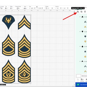 US Army Sergent Enlisted Rank Vectors,svg,png,dxf,eps File,instant ...
