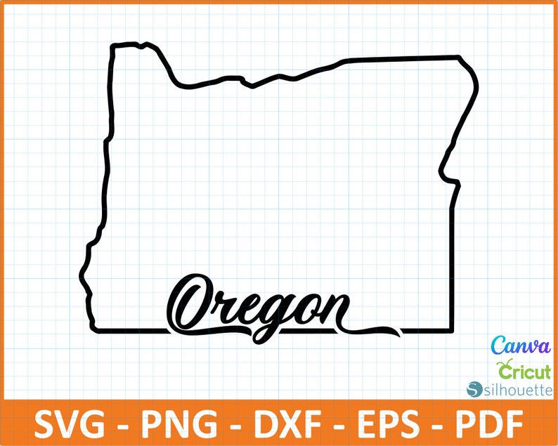 Oregon State Svg,png,dxf,eps,pdf File,ready for Canva,cricut,silhouette ...