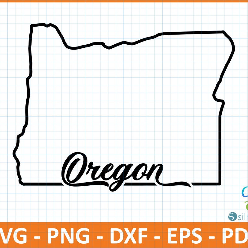 Oregon Outline - Etsy