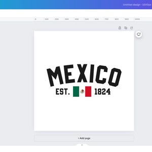 Mexico Country Flag Svg, Png,dxf,eps,pdf Cut File, Mexican Svg, Mexico ...