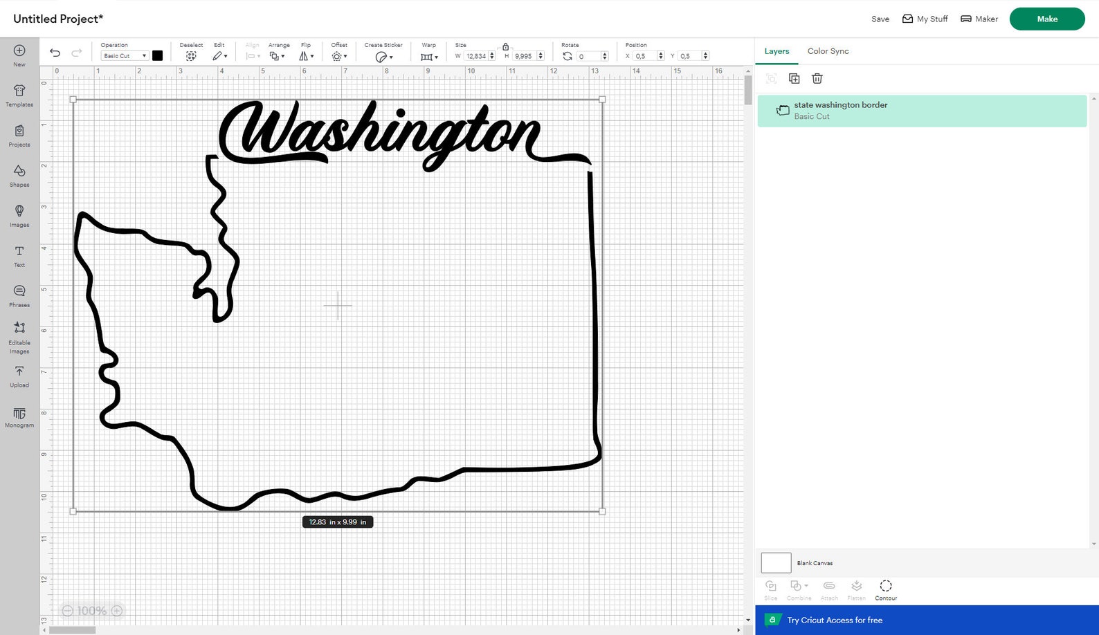 Washington State Svg,png,dxf,eps,pdf File,ready for Canva,cricut ...