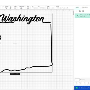Washington State Svg,png,dxf,eps,pdf File,ready for Canva,cricut ...