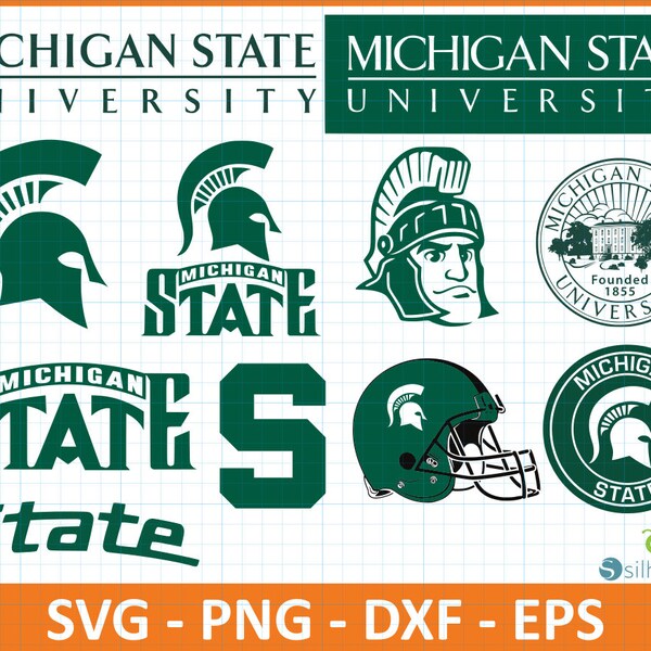 Michigan State University Svg - Etsy