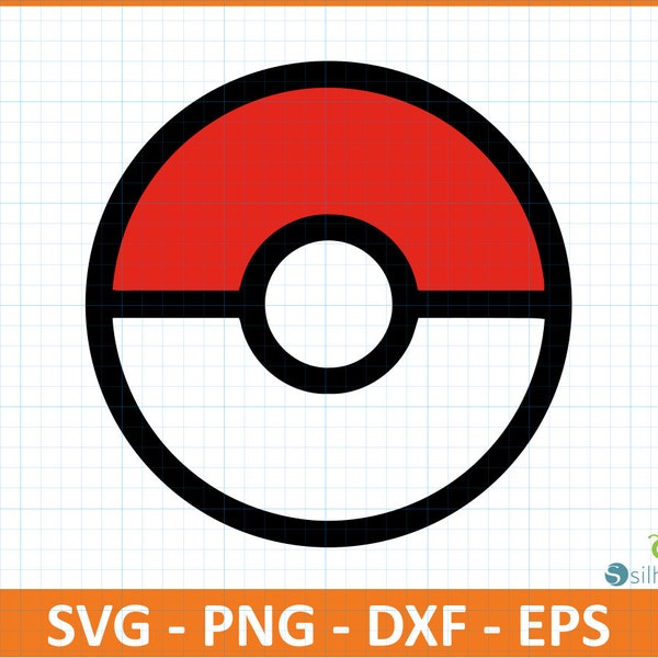 Pokeball Svg - Etsy