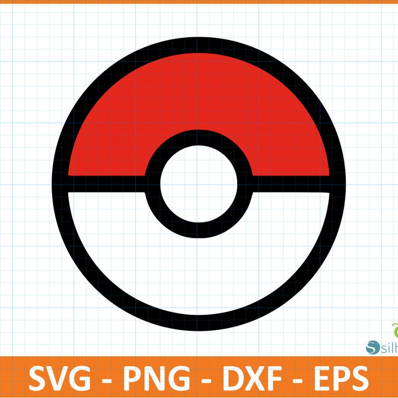 Pokeball Svg - Etsy