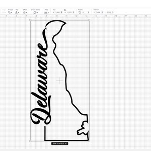 Delaware State Svg,png,dxf,eps,pdf File,ready for Canva,cricut ...
