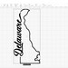 Delaware State Svg,png,dxf,eps,pdf File,ready for Canva,cricut ...