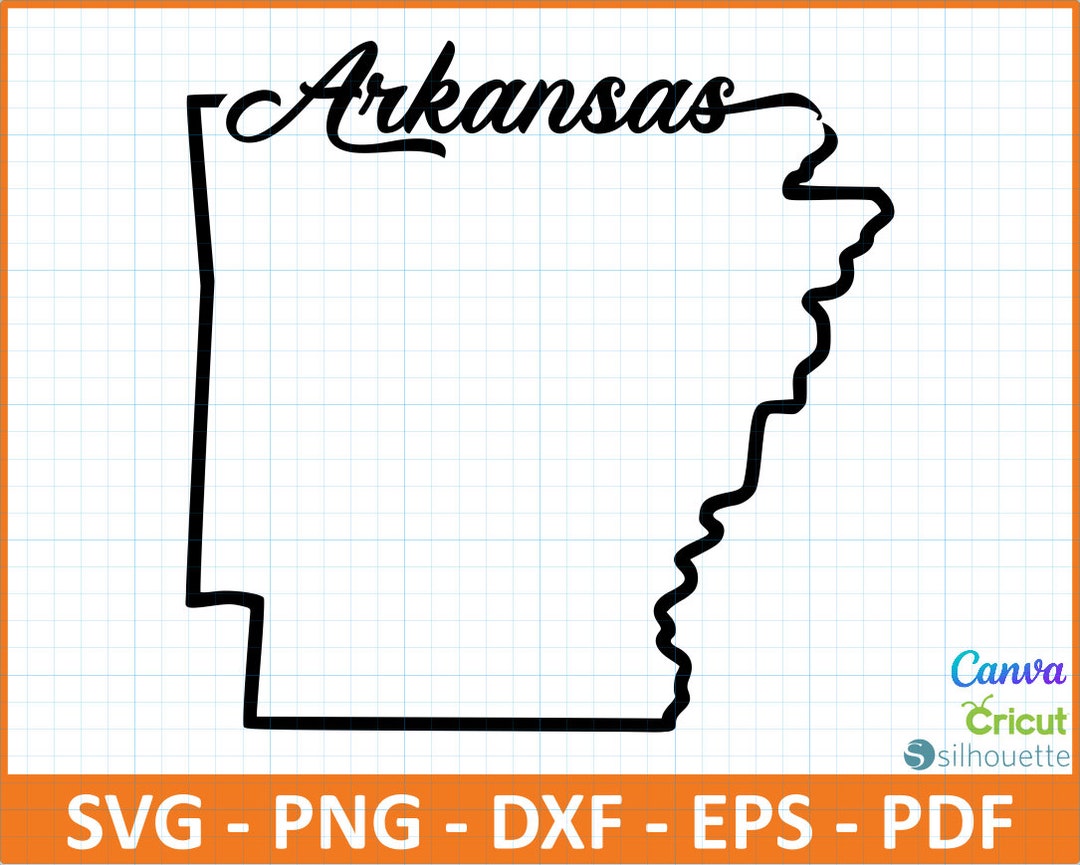 Arkansas State Svg,png,dxf,eps,pdf File,ready for Canva,cricut ...