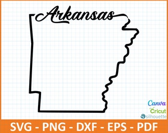 Arkansas State Svg, Arkansas Png, Patriotic Svg, Cut File, US State Map ...