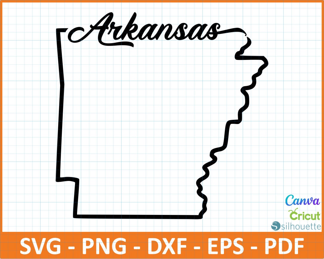 Arkansas State Svg,png,dxf,eps,pdf File,ready for Canva,cricut ...