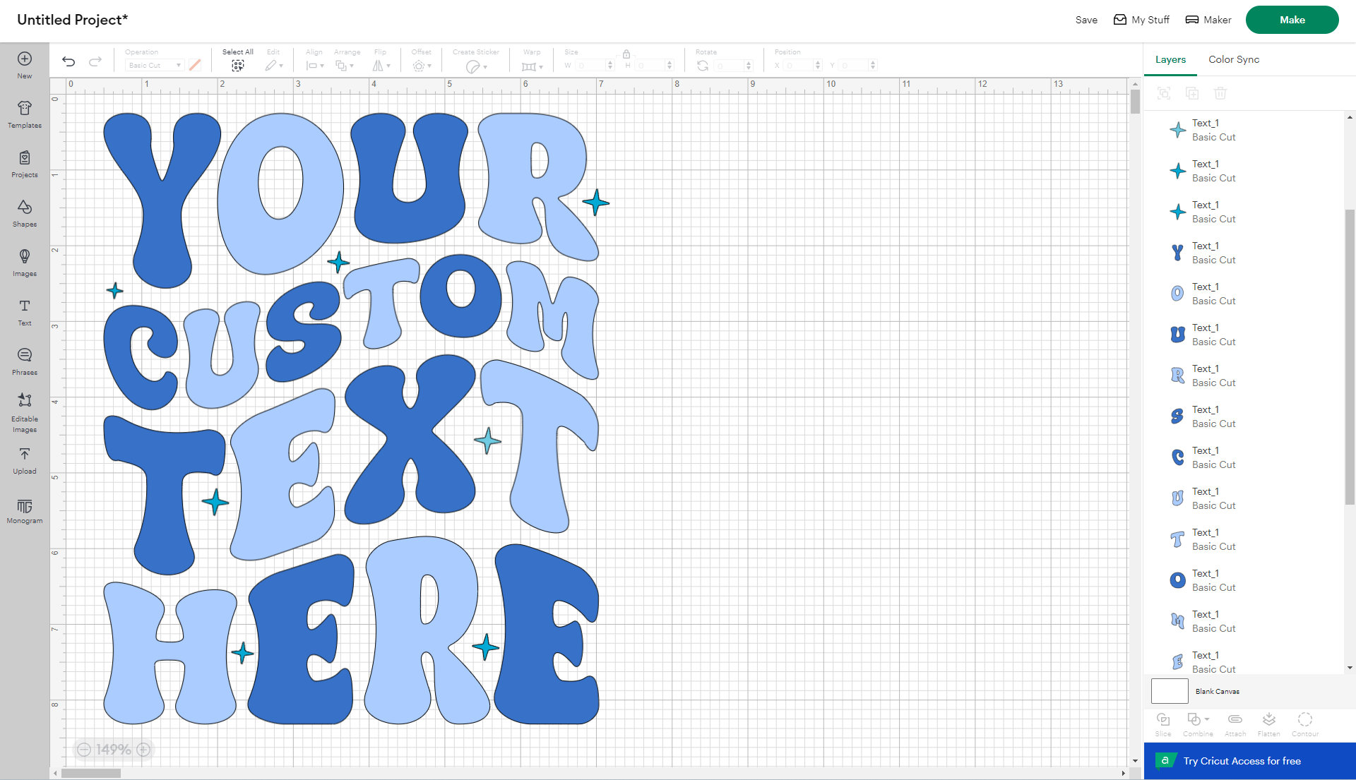 Custom Wavy Text Svg,png,dxf,eps,pdf,custom Wavy Stacked Design ...