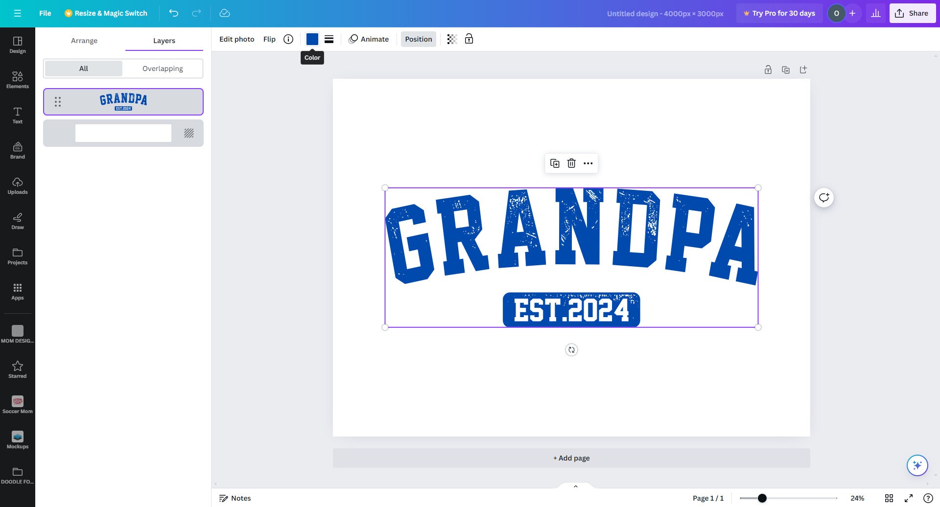 Custom Grandpa Svg,png,dxf,eps,pdf File,ready for Canva,cricut ...