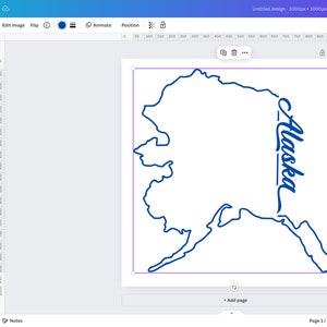 Alaska State Svg,png,dxf,eps,pdf File,ready for Canva,cricut,silhouette ...