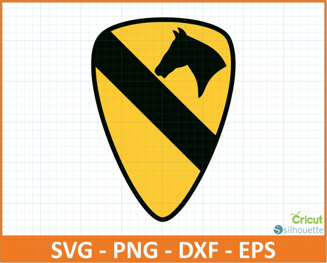 US Army 1st Calvary Division Vector,svg,png,dxf,eps File,instant ...