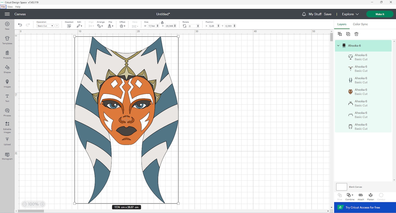 Ahsoka Tano,svg,png,dxf,eps,i Am No Jedi,star Wars Fan,digital Item ...