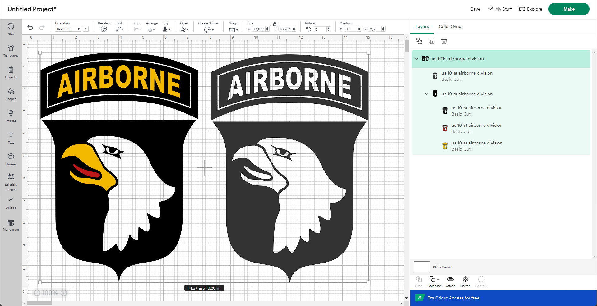 US Army 101st Airborne Division Sign Logo,svg,png,dxf,eps File,instant ...