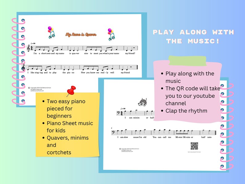 Piano Sheet Music for Kids - Beginner's Piano Music - Young Pianists ...