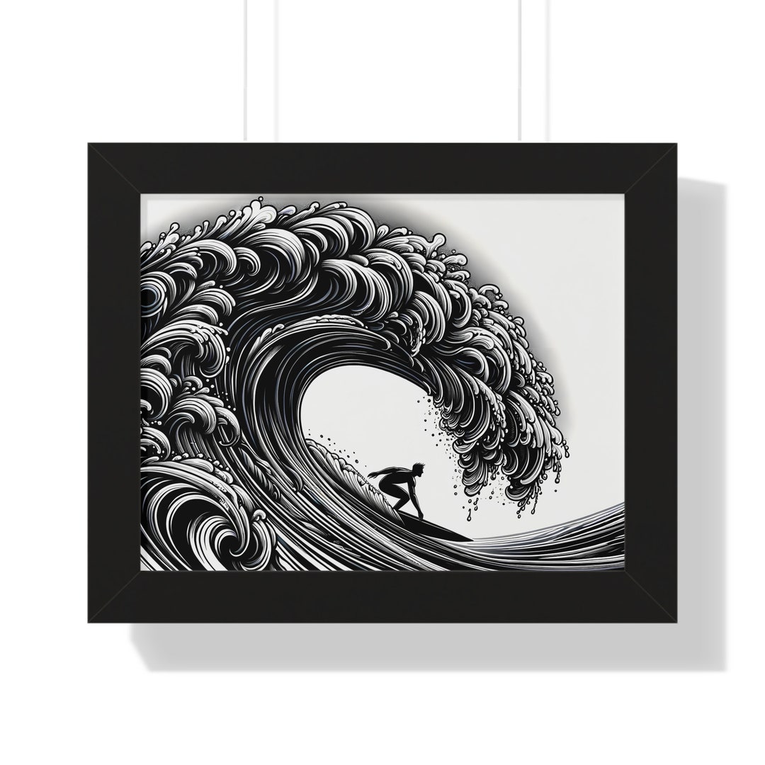Surfing Posters: Experience the Thrill - Ride the Crest With Horizontal ...