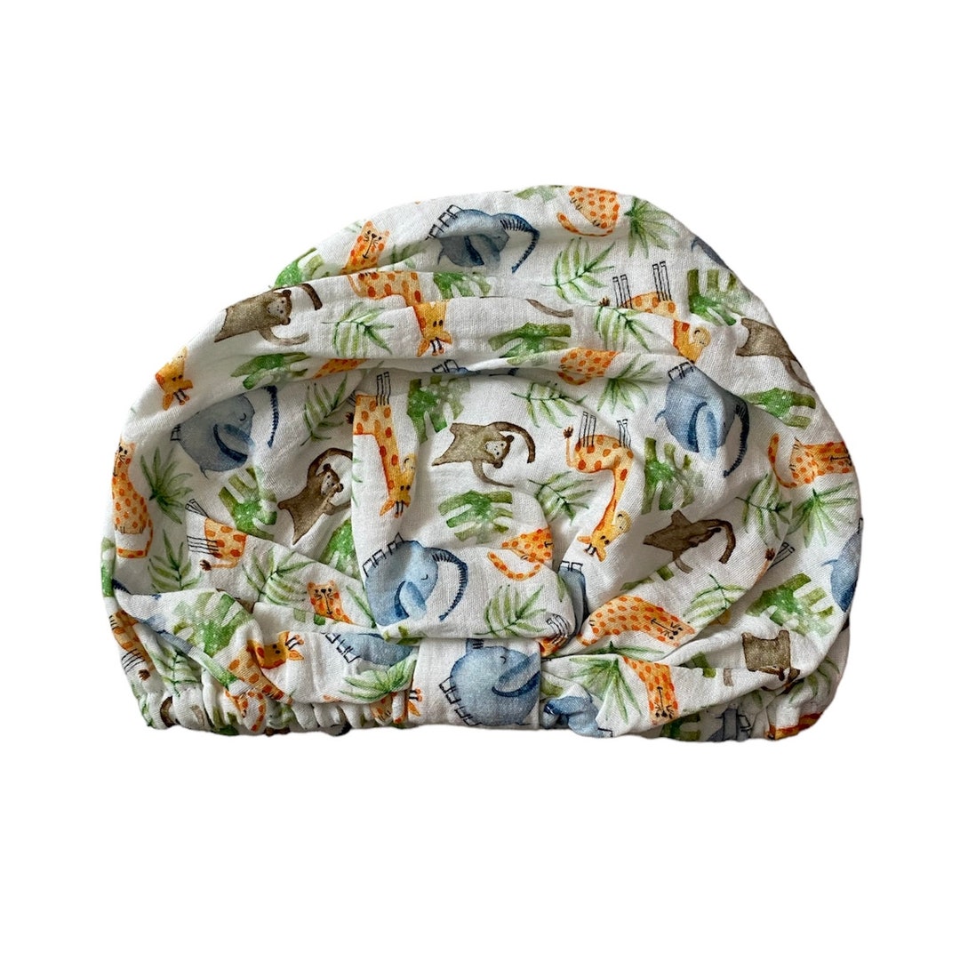 Kids Soft Sleeping Bonnet Made of Certified Cotton Muslin Cap - Etsy