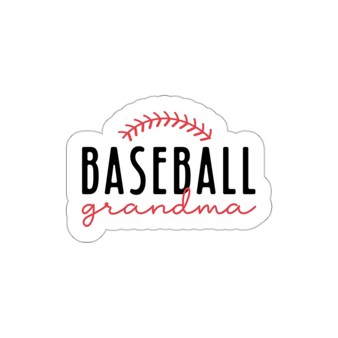Baseball Grandma Sticker - Etsy