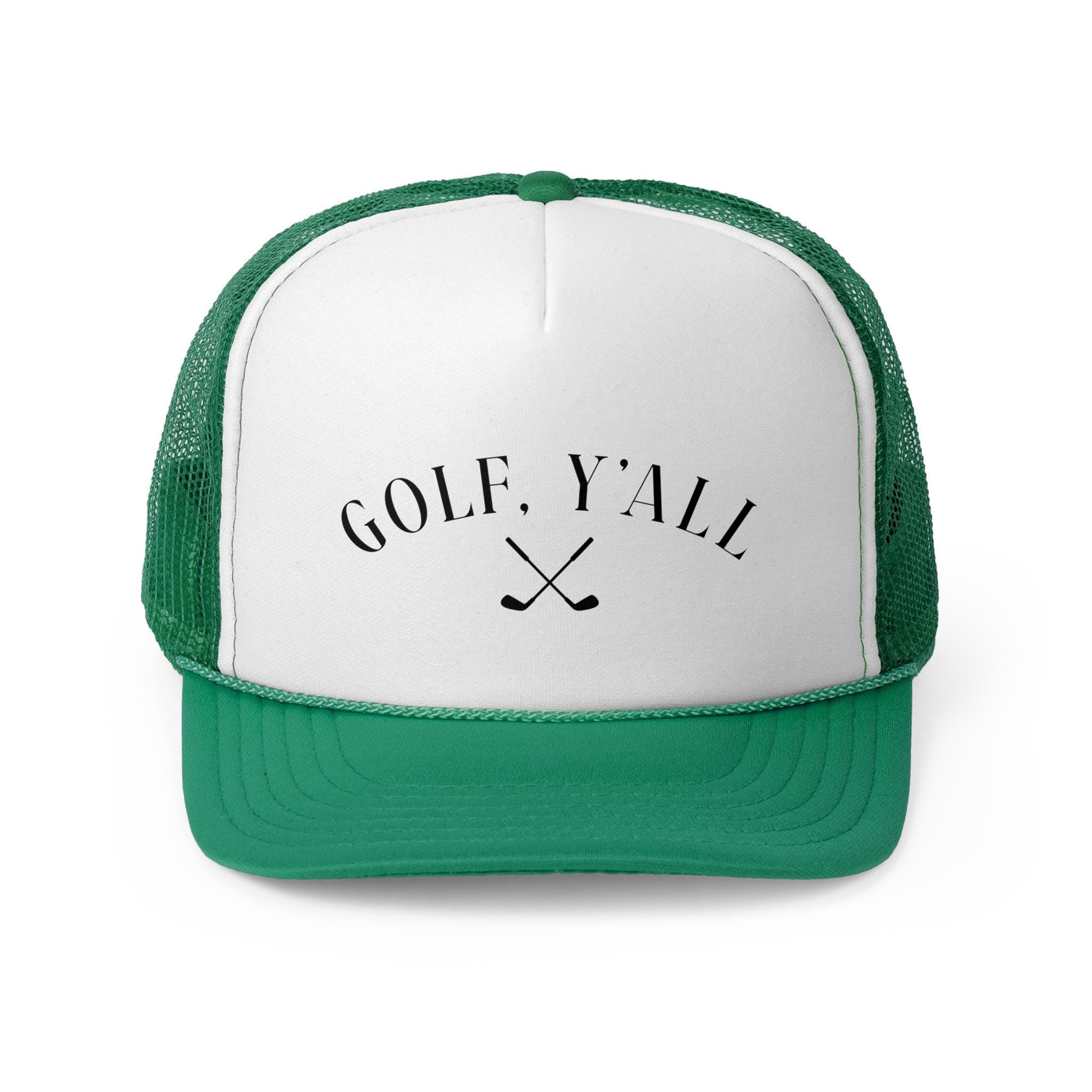Golf Y'all With Clubs Trucker Caps - Etsy