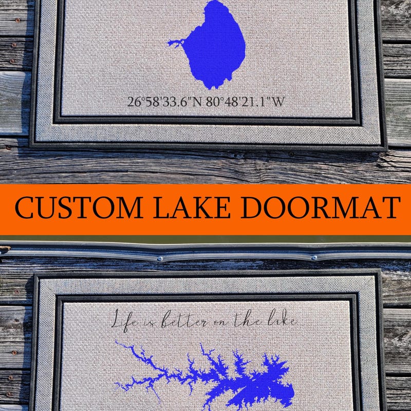 Lake House Doormat - Etsy