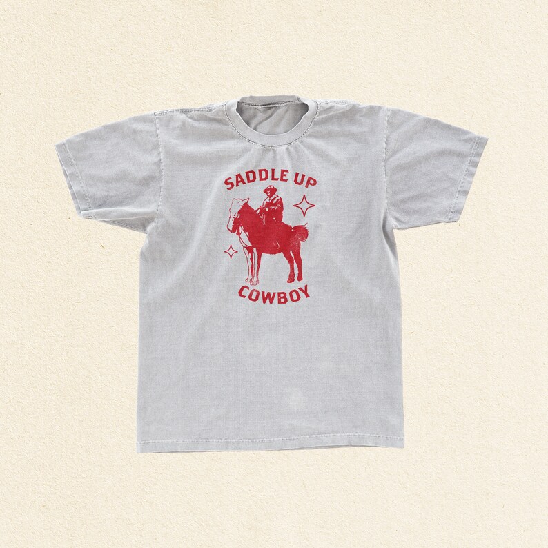 Saddle up Cowboy Vintage Distressed PNG and Vector Graphic Digital ...
