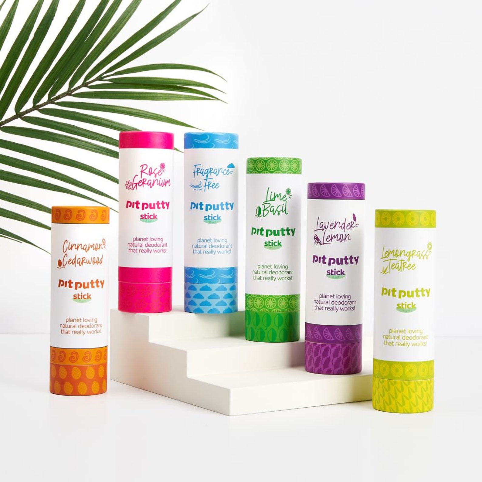 11g Mini Pit Putty Natural Deodorant Stick - Lemongrass and Tea Tree ...