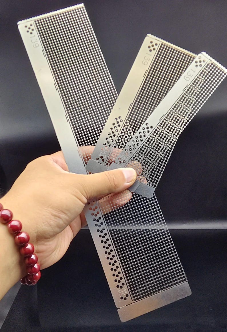 Diamond Painting Ruler, 408/1020/2200holes, Stainless Steel, Various ...