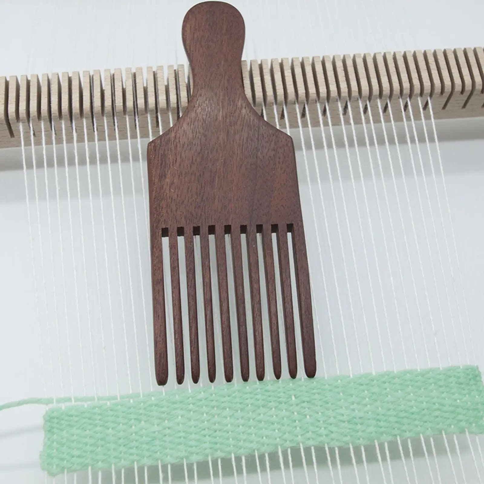 Tapestry Weaving Fork, Wood Loom Comb, Fabric Loom, Weaving Tools ...
