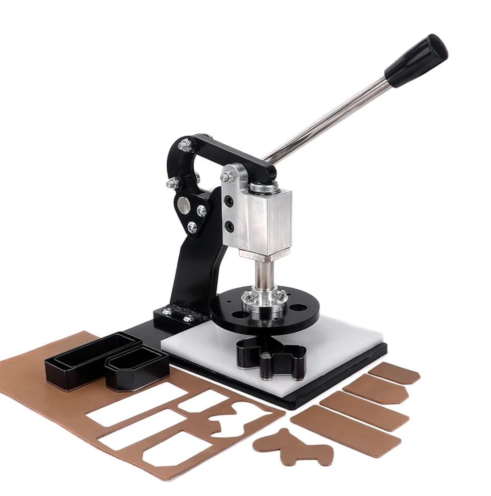Manual Leather Cutting Embossing Machine, Steel Frame, Leathercraft ...