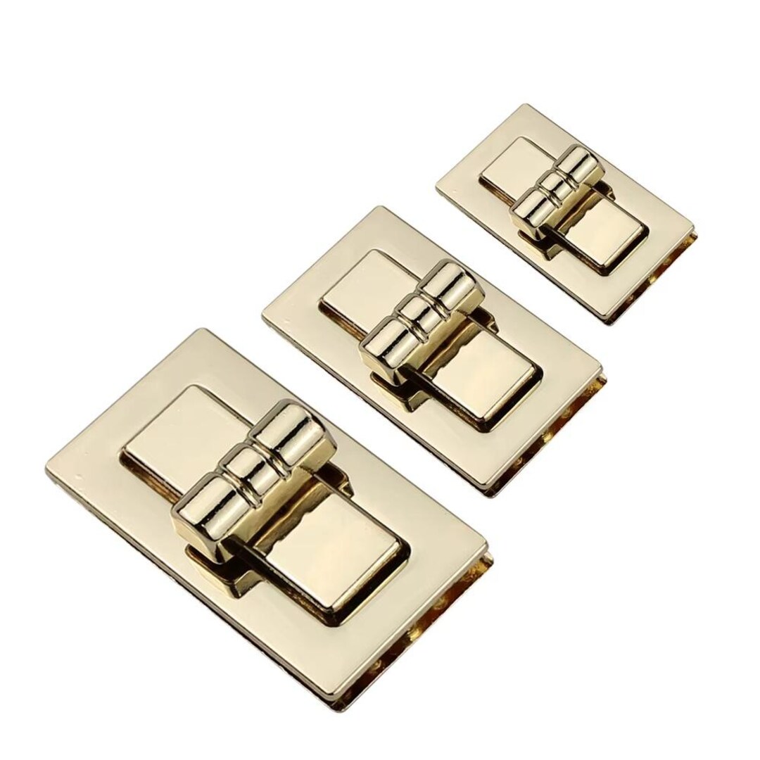 Handbag Twist Lock Buckles, Metal, Various Sizes, Durable Rectangle ...