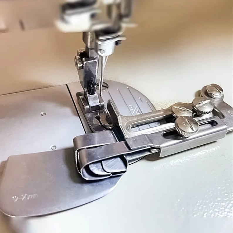 Sewing Machine Parts, Steel, Adjustable Hemming Roller, Presser Foot ...