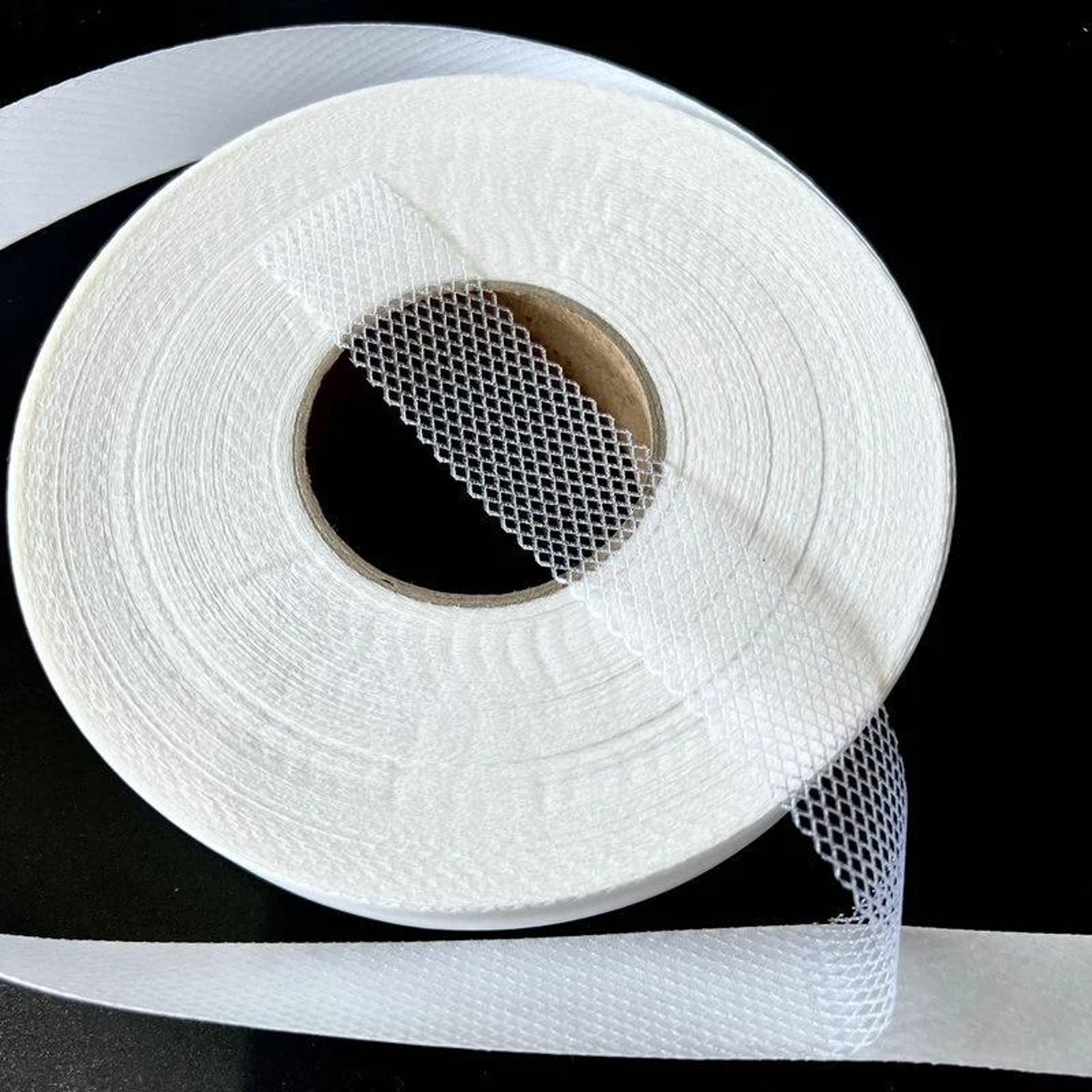 Hot Melt Adhesive Mesh Tape, 10M Roll, Rayon/polyester, Multiple Sizes ...