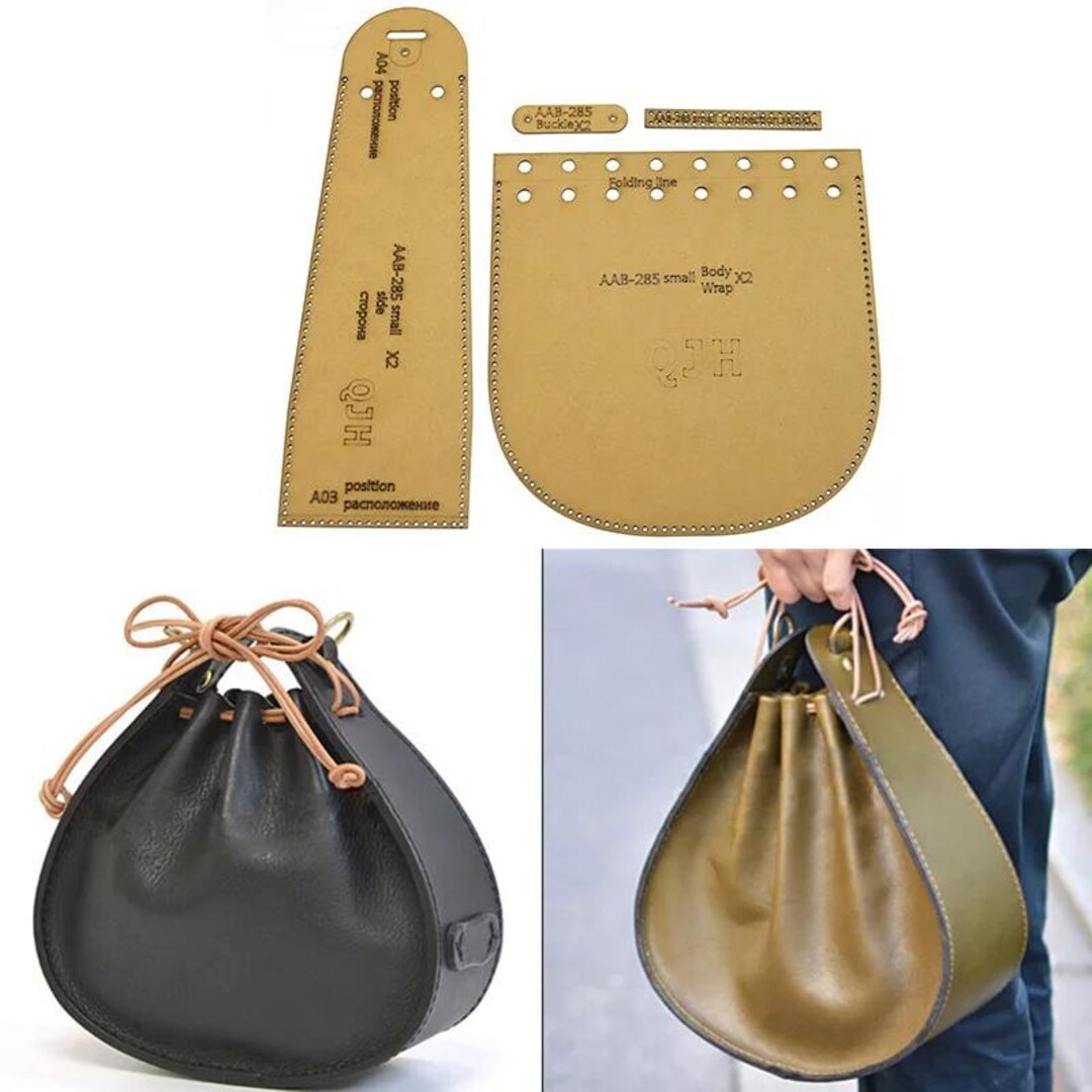 Handbag Sewing Pattern, 4pcs, Hard Kraft Paper/acrylic, Leather ...