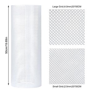 Plastic Canvas Sheet, Small/large Grids, Mixture Textile, White/black ...