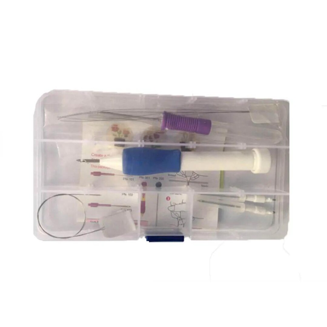 Embroidery Pen Punch Needle Kits, ABS Plastic, DIY Sewing Threaders ...