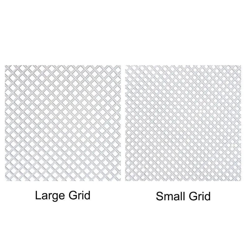 Plastic Canvas Sheet, Small/large Grids, Mixture Textile, White/black ...