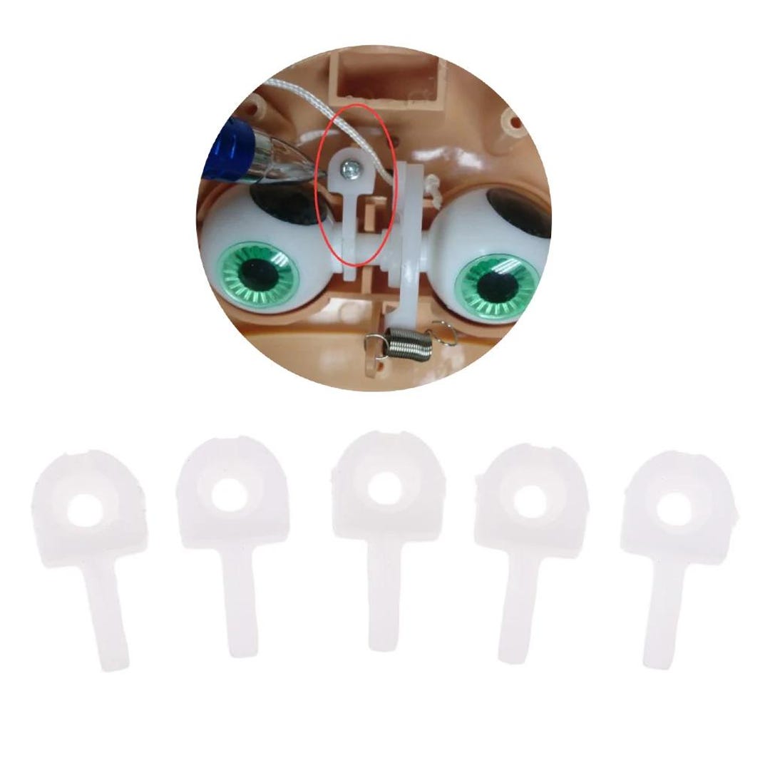 Doll Eye Mechanism Accessories, 5pcs, Plastic, T-fixer Bar, Stability ...