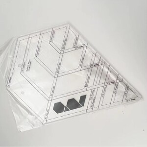 Diamond Quilting Ruler, Transparent Acrylic, Hexagon Patchwork Craft ...