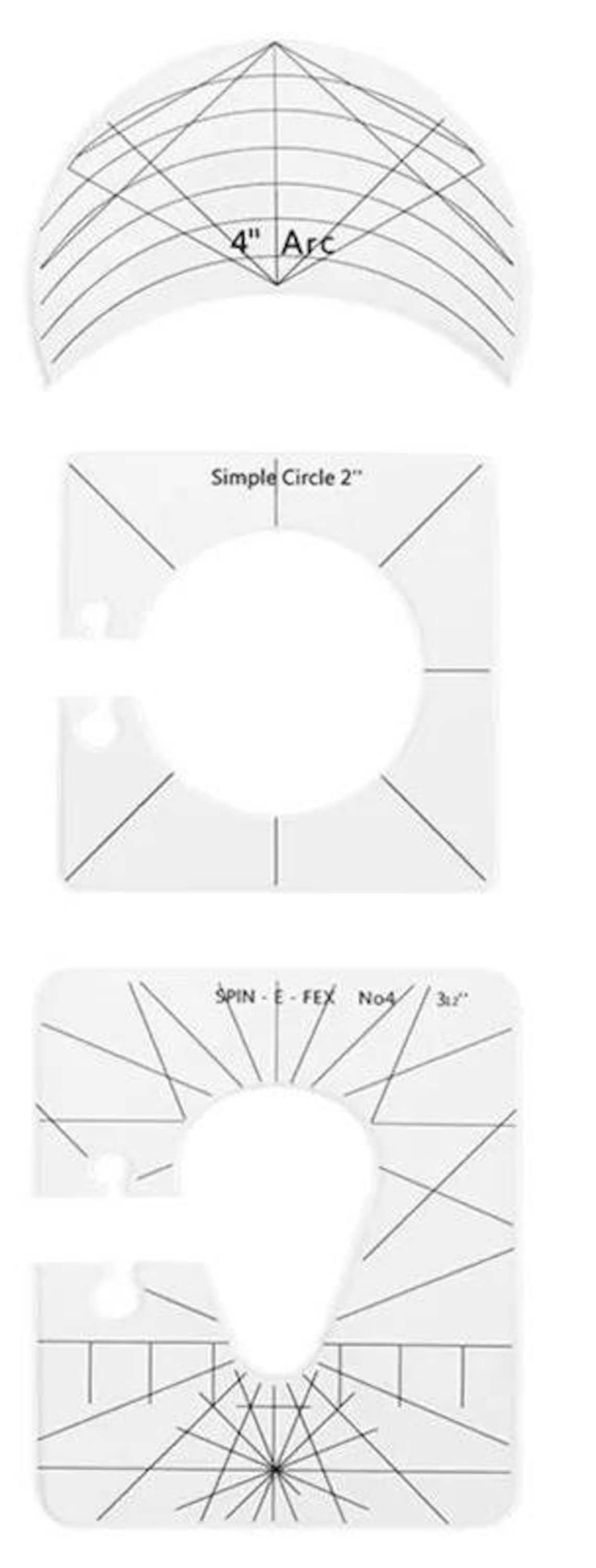 Patchwork Ruler, 6pcs, Plastic, Various Design, Different Pattern ...